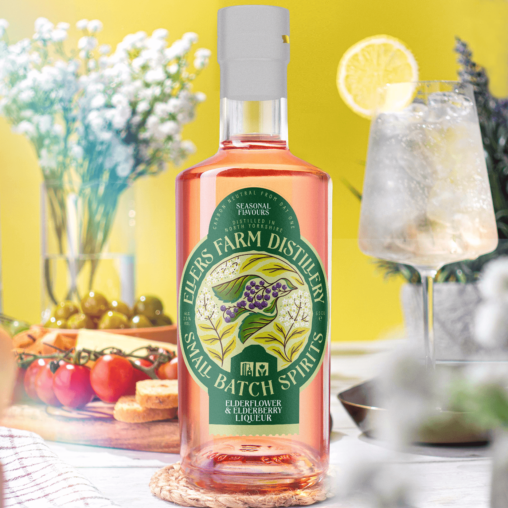 Elderflower & Elderberry Liqueur – Ellers Farm Distillery